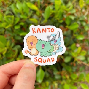 Poke Squad Stickers | Premium Vinyl Sticker | Sticker Sheet, Bullet ...