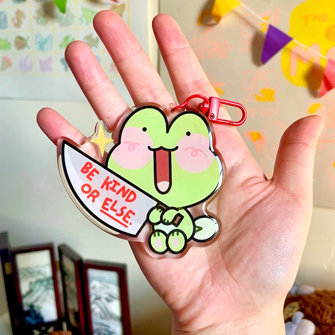 Be Kind or Else Keychain - Etsy