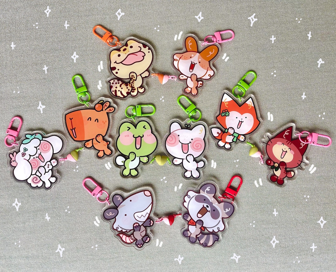 Magnet Couple Keychain Keychain | Cute Charm | Keychain | Acrylic ...