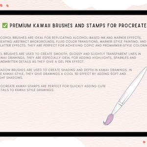 Procreate Kawaii Drawing Kit | Cute Animals Stamp Brush Set Bundle | Doodles, Monoline, Lineart ...