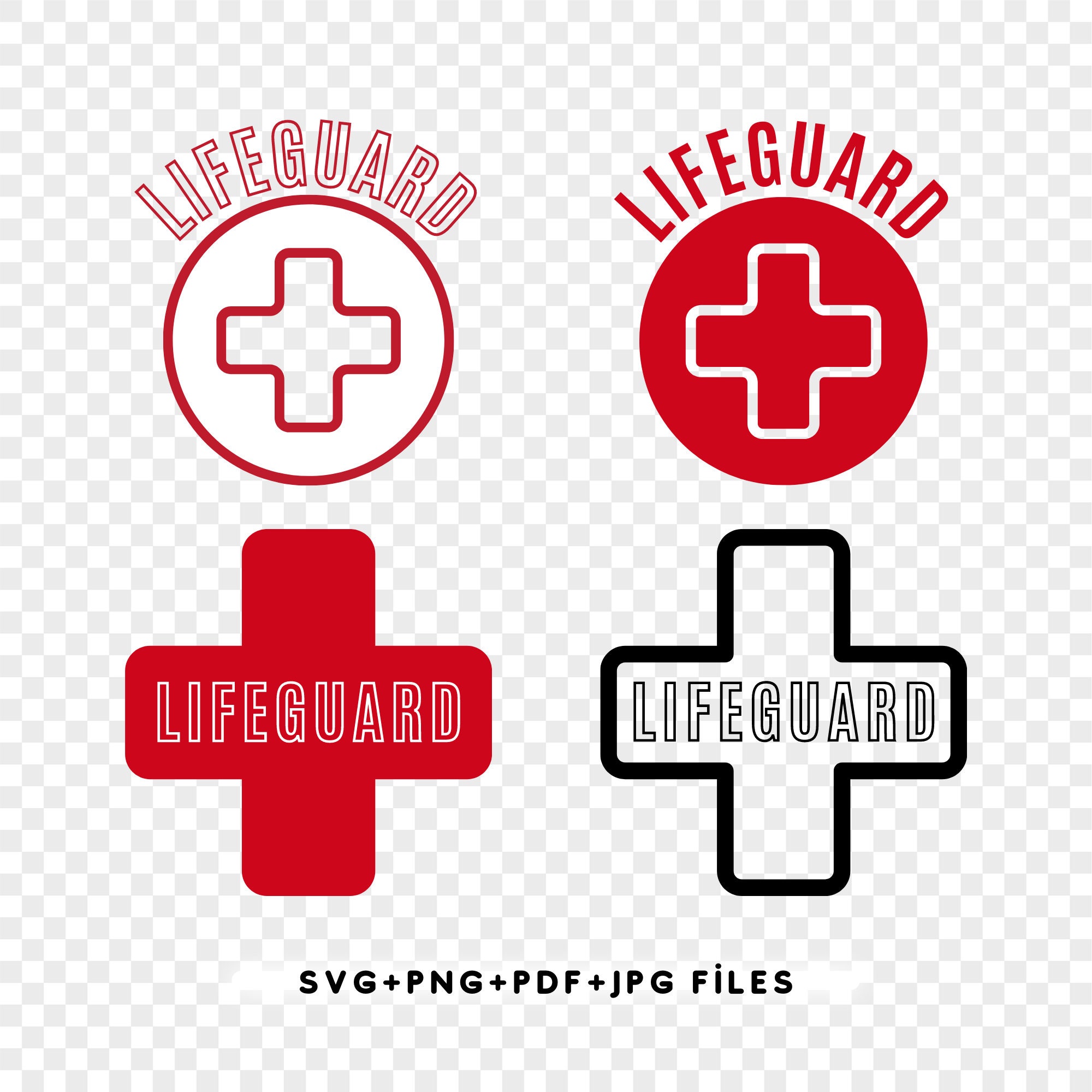 Lifeguard Cross Clipart Vector