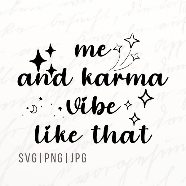 Karma Svg - Etsy