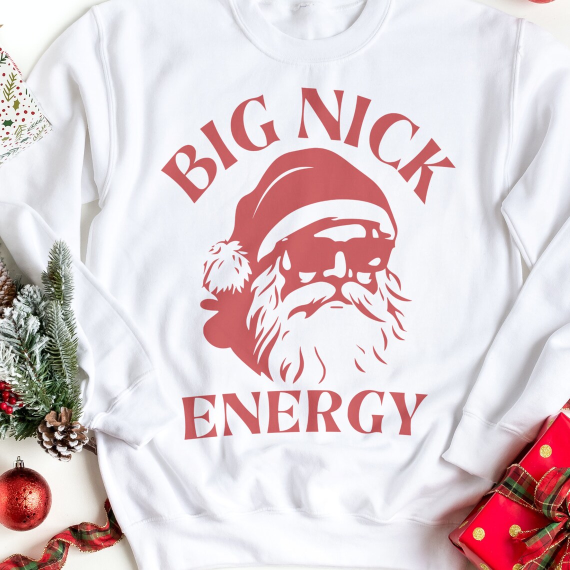 Big Nick Energy SVG and PNG, Funny Christmas Svg, Santa Claus PNG ...
