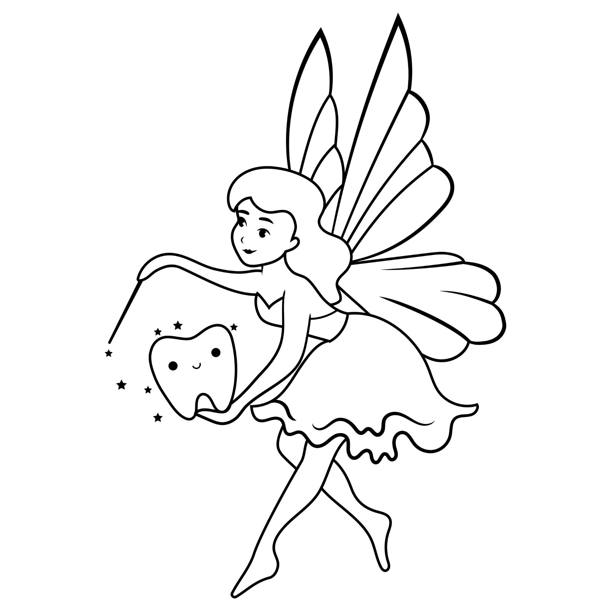 For the Tooth Fairy Svg Kids Teeth Fairy Svg Png Files - Etsy