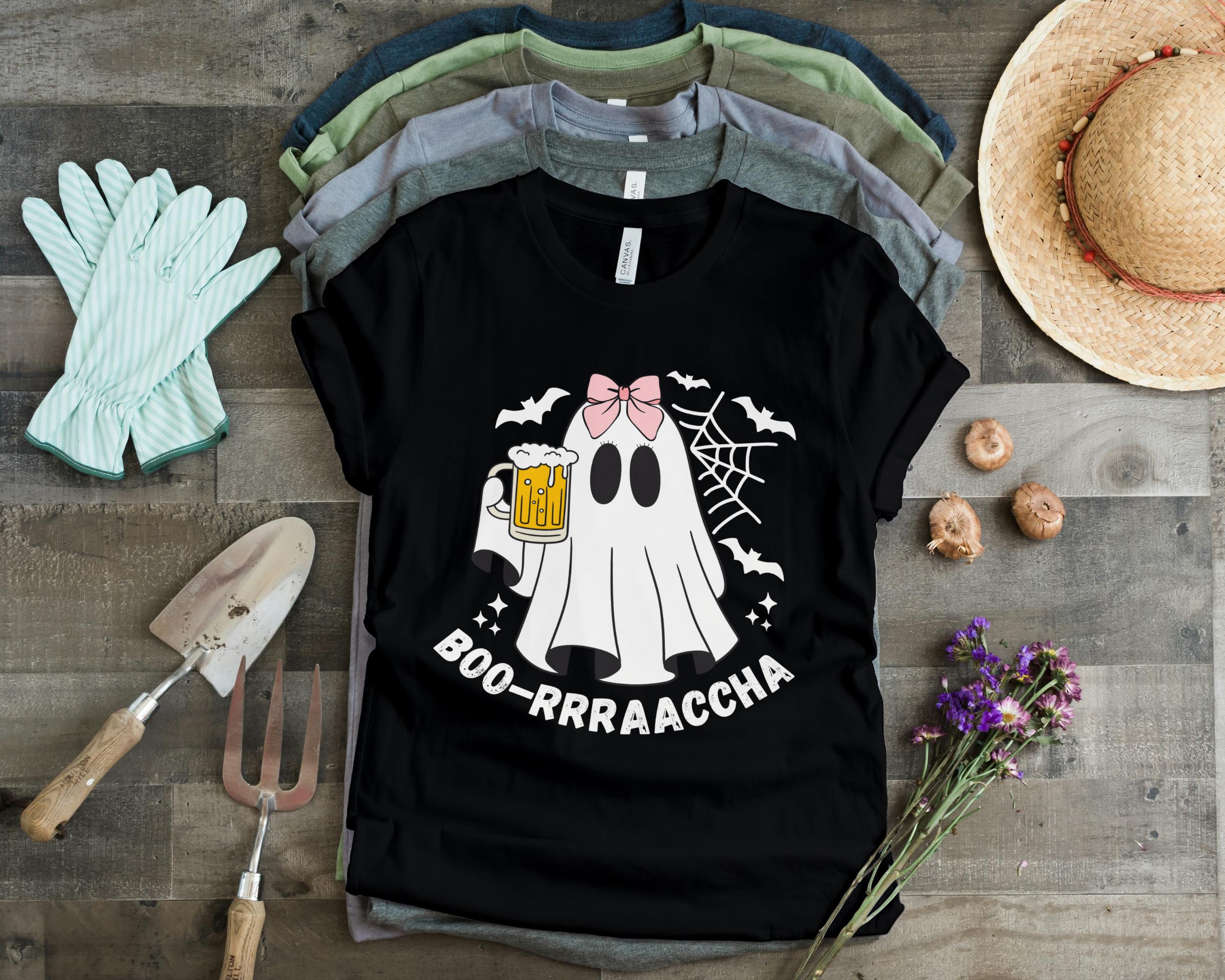 Boo Rracha PNG – Funny Halloween Costume Shirt Png | Drunk Ghost ...