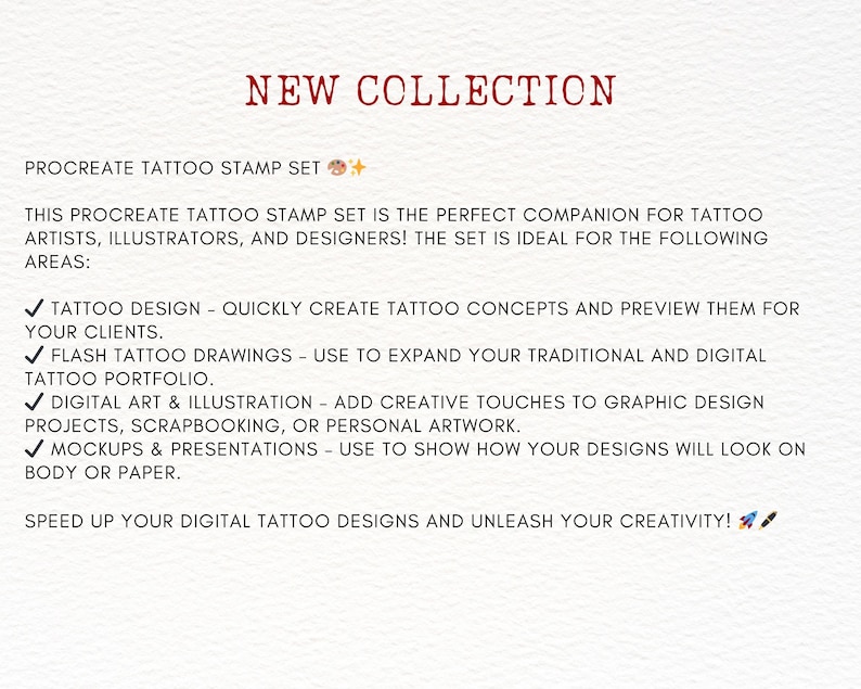 Neo-traditional Tattoo Stamps | Procreate Brush Set, Floral & Botanical ...