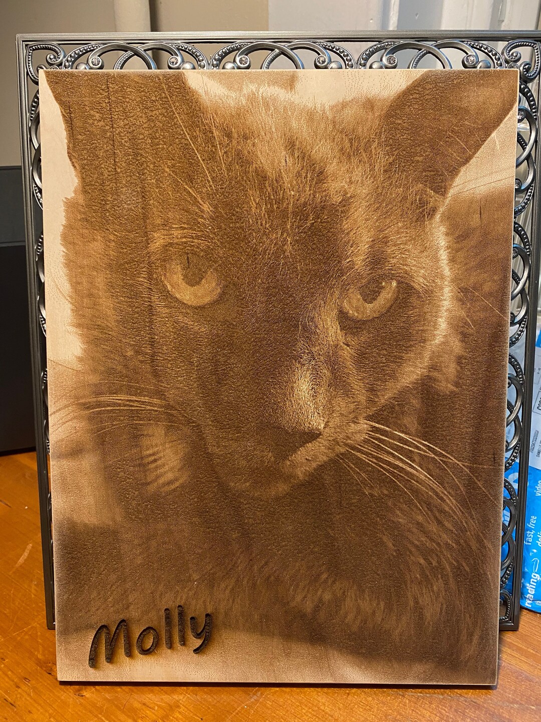 Customized Cat Laser Engraving - Etsy