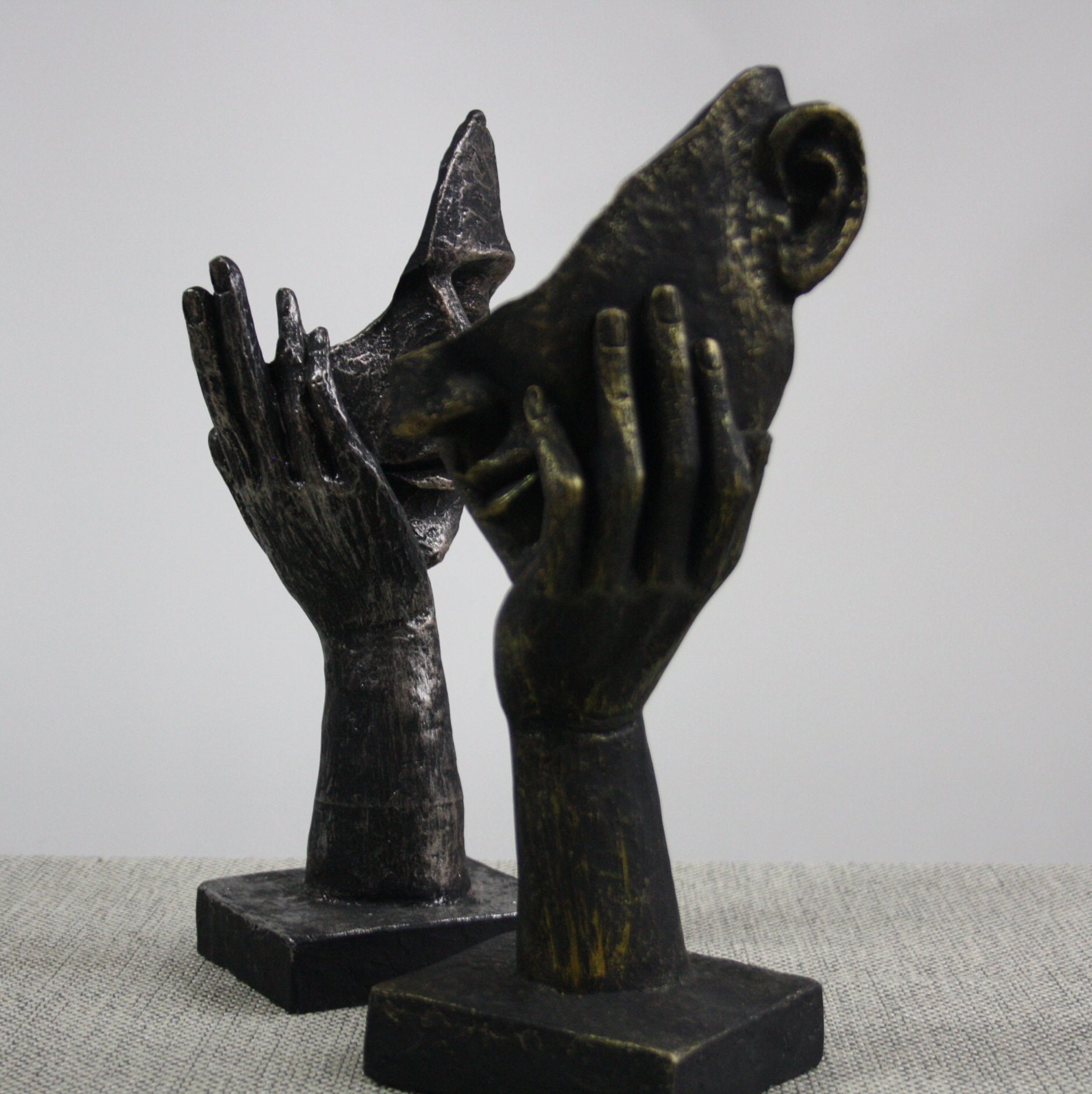 Mask Statuecustom Sculpturehome Decorhuman - Etsy