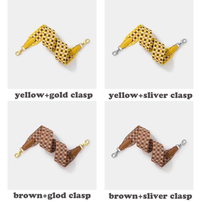 2''wide Square Grid Shoulder Strap for Bag / Crossbody Strap ...