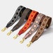 1.5'' Classic Grid Spider Web Pattern Designer Bag Straps Fashion ...
