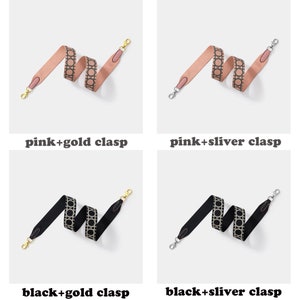 1.5'' Classic Grid Spider Web Pattern Designer Bag Straps Fashion ...