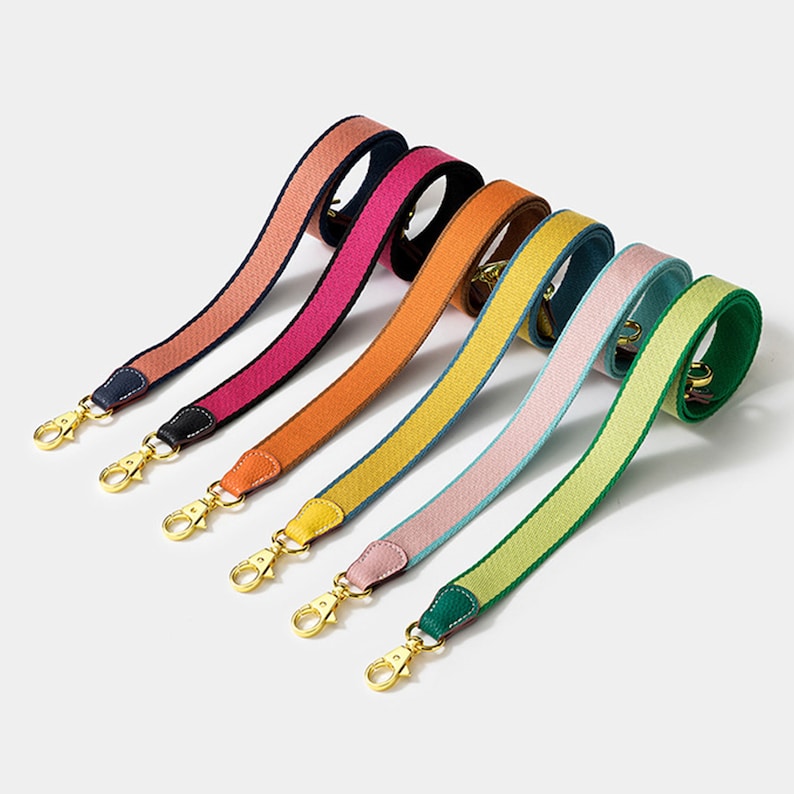 1'' Wide 6 Colors Contrast Color New Design Replacement Bag Strap for ...