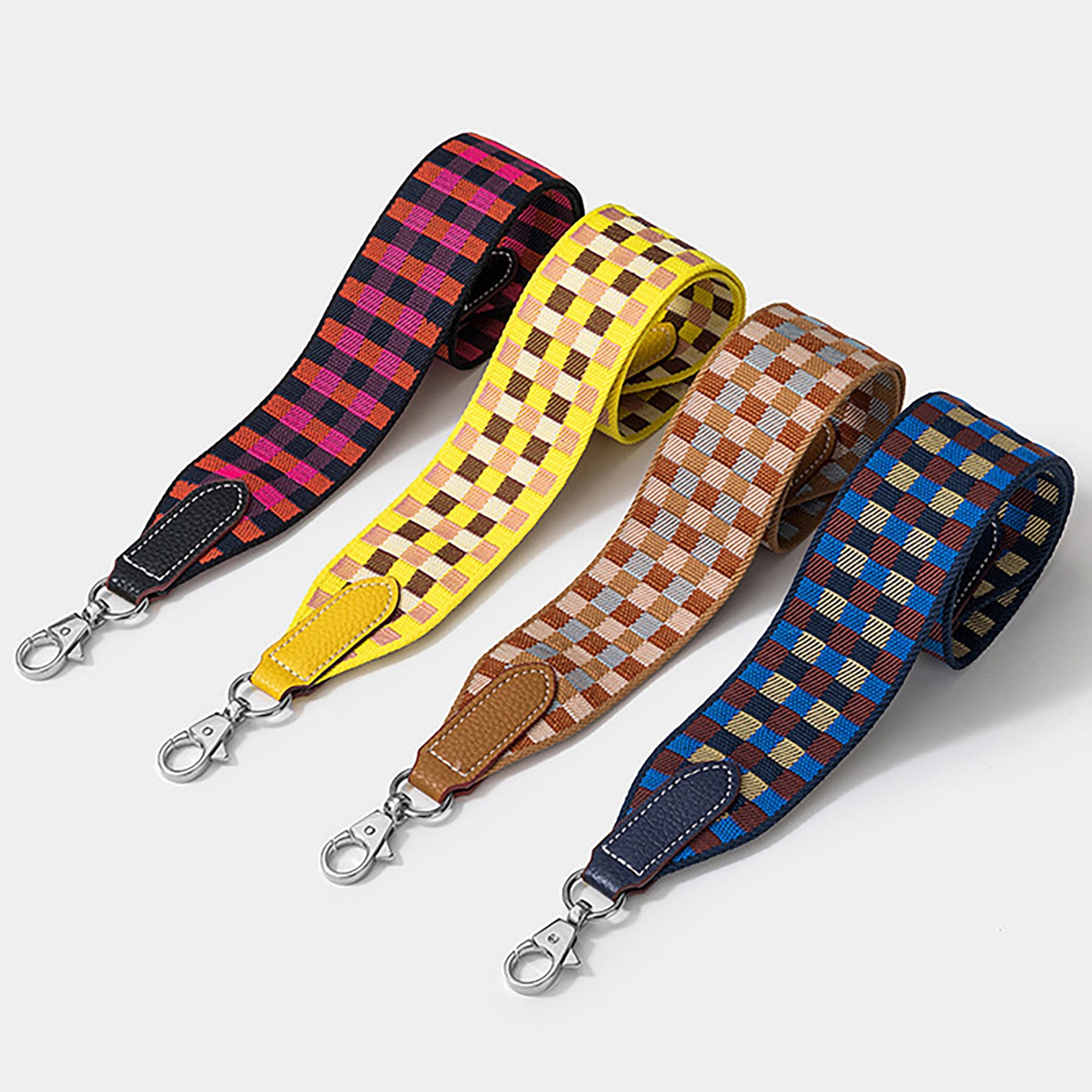 2''wide Square Grid Shoulder Strap for Bag / Crossbody Strap ...