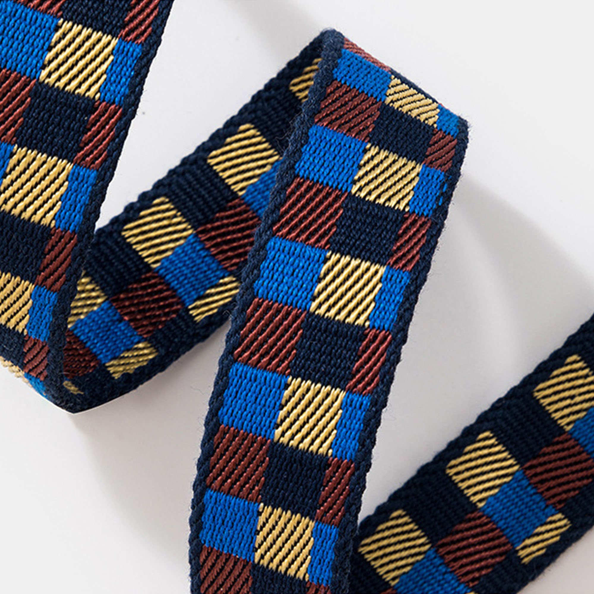 12.5cm Square Grid Replacement Strap Fashion Shoulder Straps for Bags ...