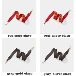 1.5'' Classic Grid Spider Web Pattern Designer Bag Straps Fashion ...