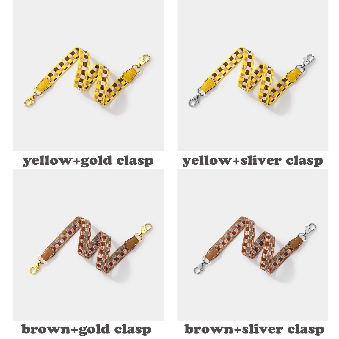 12.5cm Square Grid Replacement Strap Fashion Shoulder - Etsy