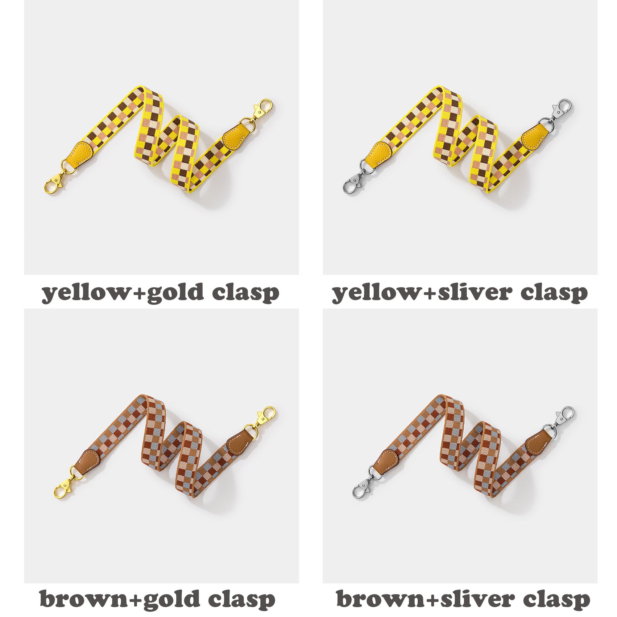 12.5cm Square Grid Replacement Strap Fashion Shoulder - Etsy