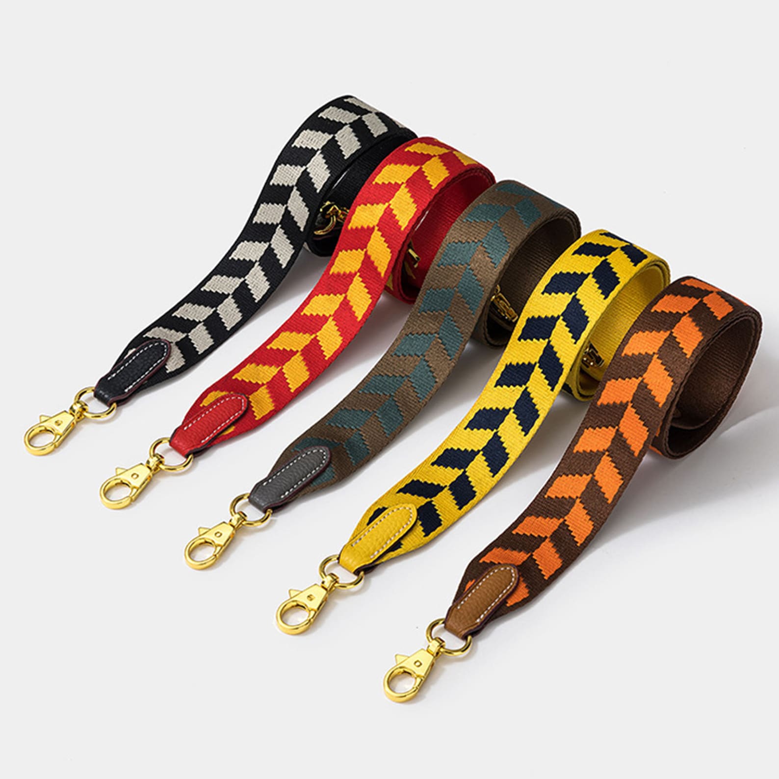 Square Pattern Contrast Color Replacement Bag Strap Kelly, Evelyne ...