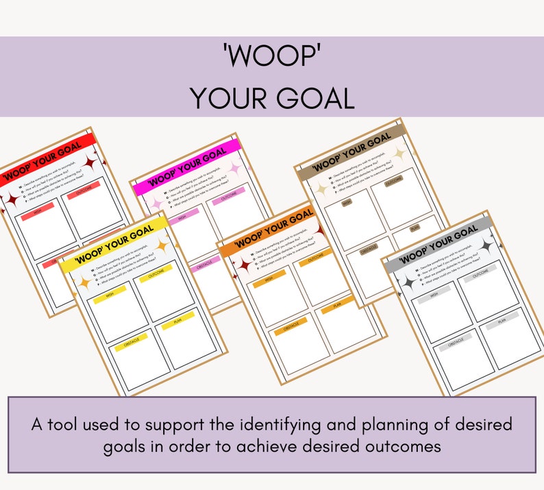 WOOP Your Goal - Goal Setting, Outcomes, Action Plan & Inspiration. 7 ...
