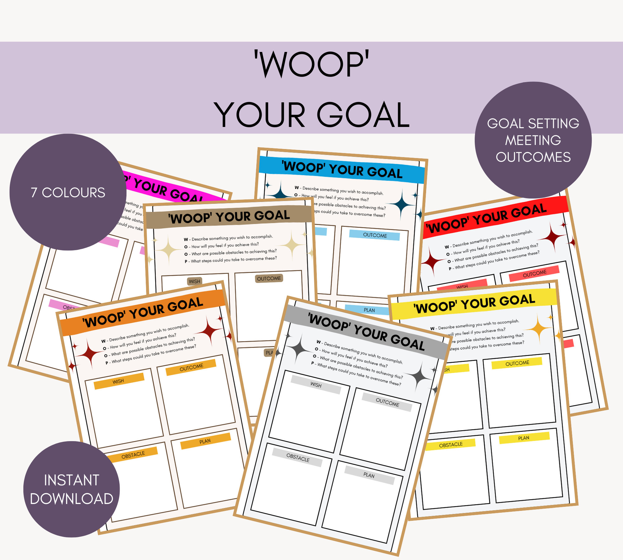 WOOP Your Goal - Goal Setting, Outcomes, Action Plan & Inspiration. 7 ...