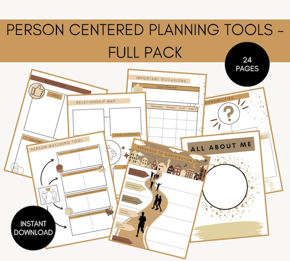 Person Centred Planning Tools FULL PACK COFFEE - Etsy