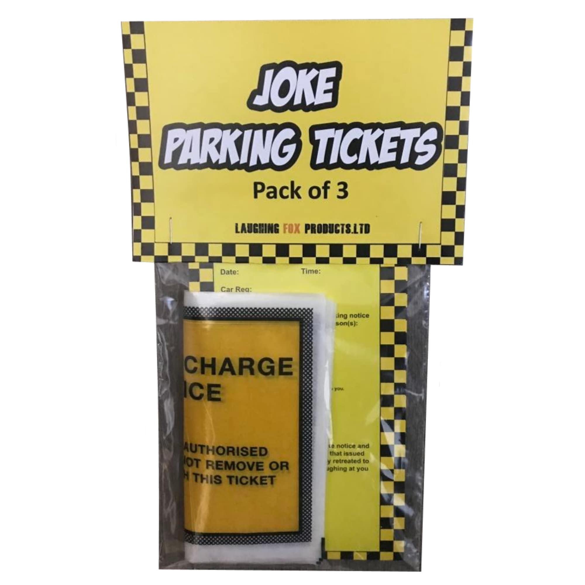 3 X Joke Prank Parking Tickets - REALISTIC Funny Gifts for Him Her Men ...