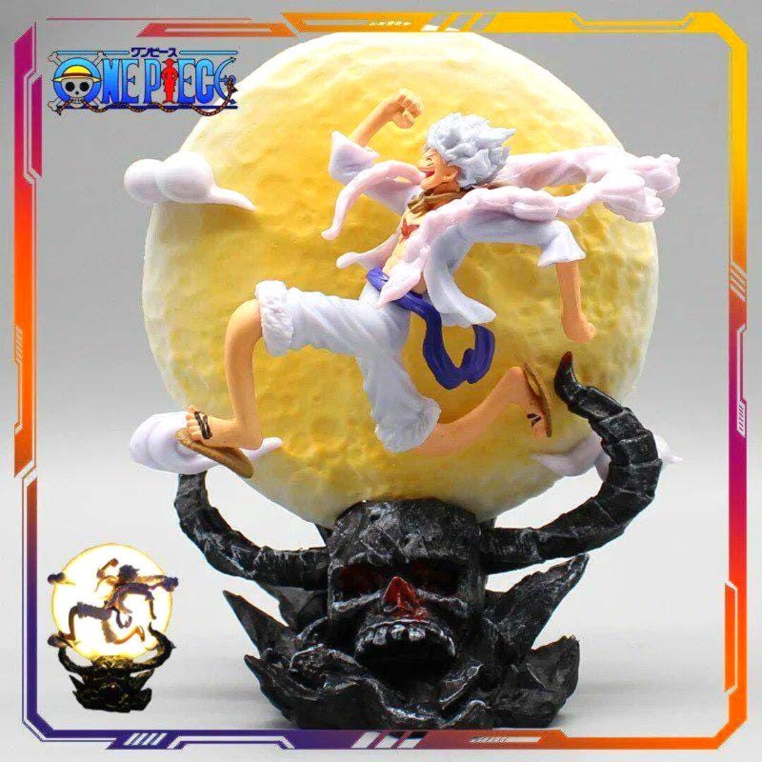 14cm Luffy Gear 5 Figure | One Piece Anime Statue | PVC Figure ...