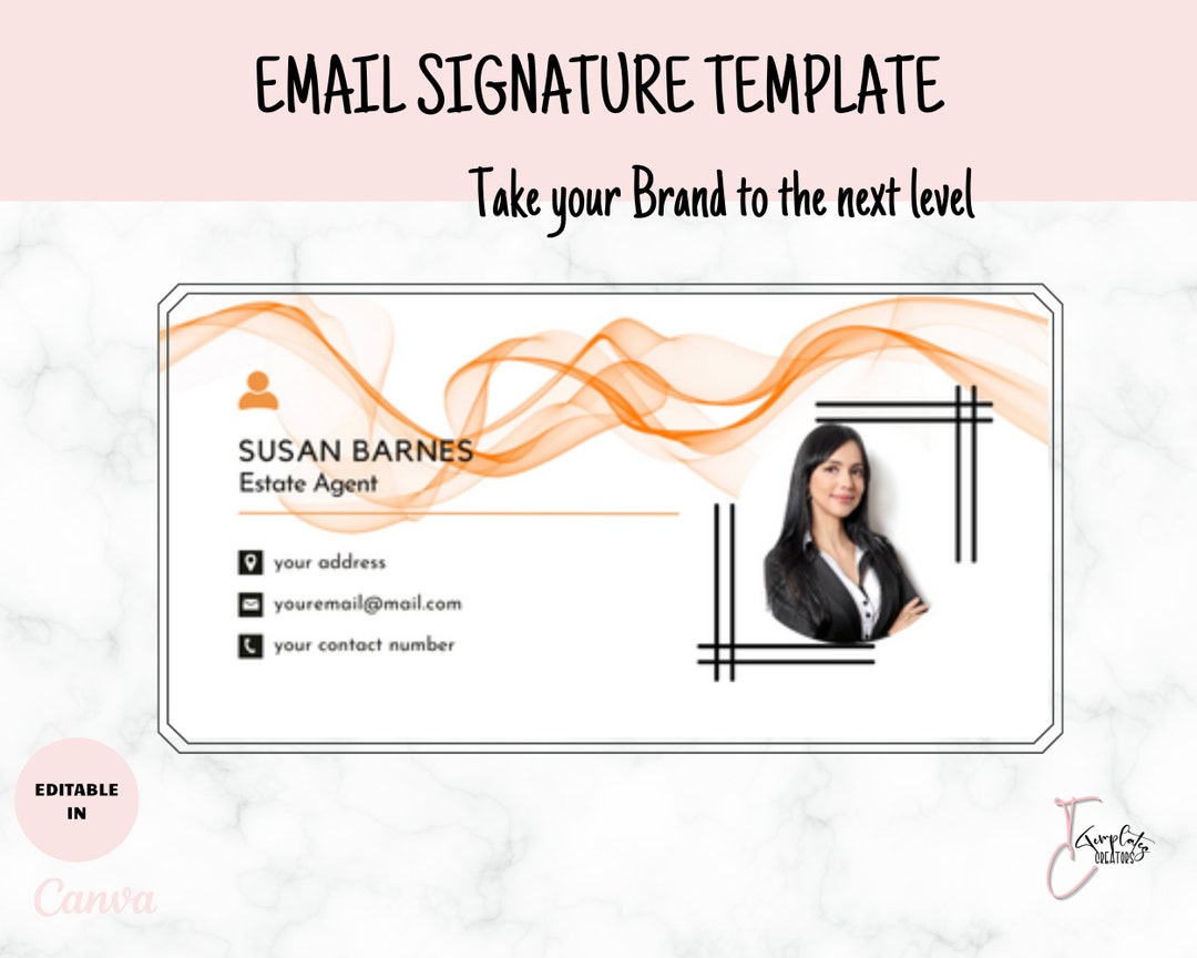 Email Signatures, Canva Templates, Signature Template, Email Template ...