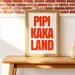 Poster Pipi Kaka Land Poster Badezimmer Gäste WC Toilette - Etsy