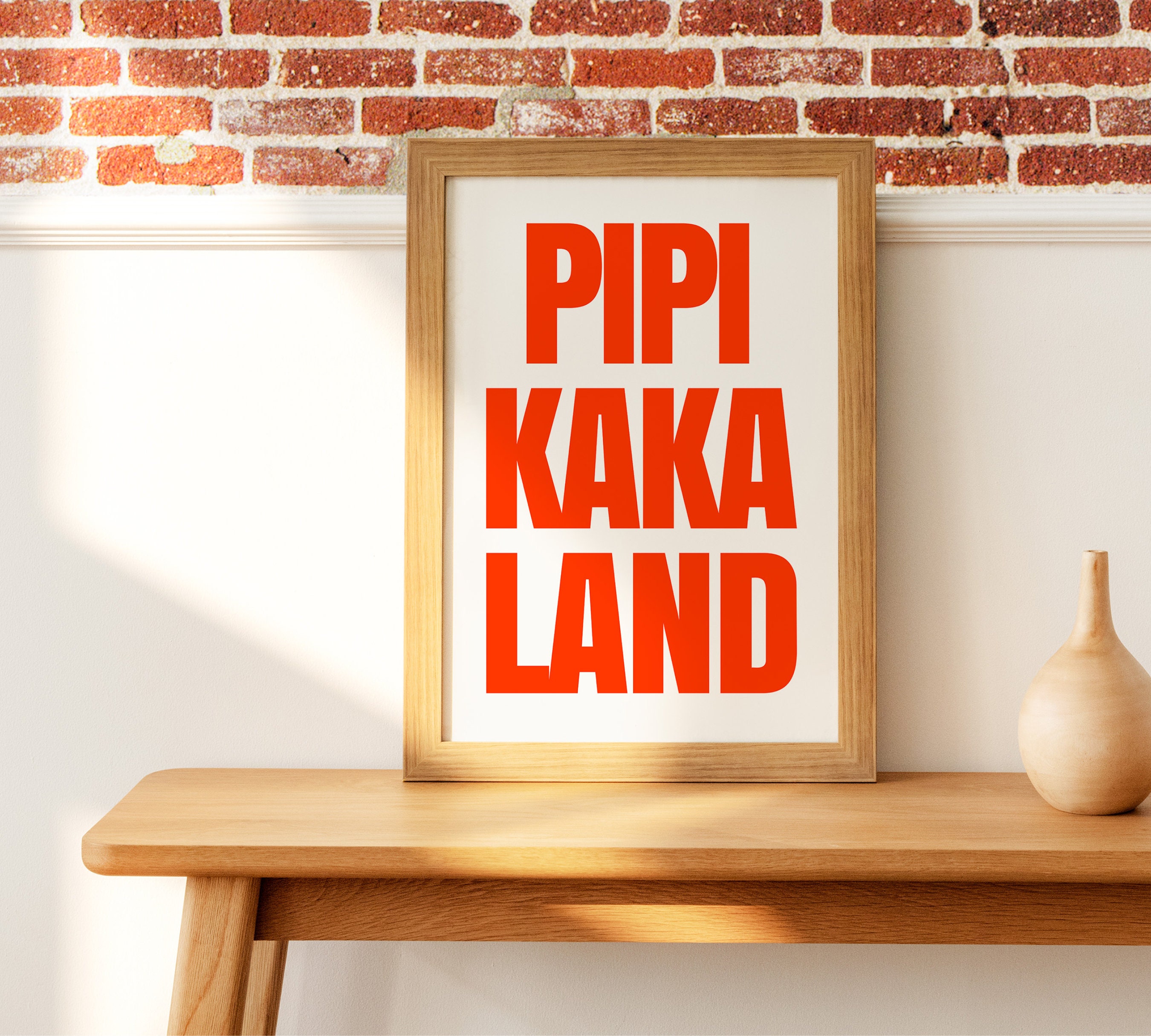 Poster Pipi Kaka Land Poster Badezimmer Gäste WC Toilette - Etsy