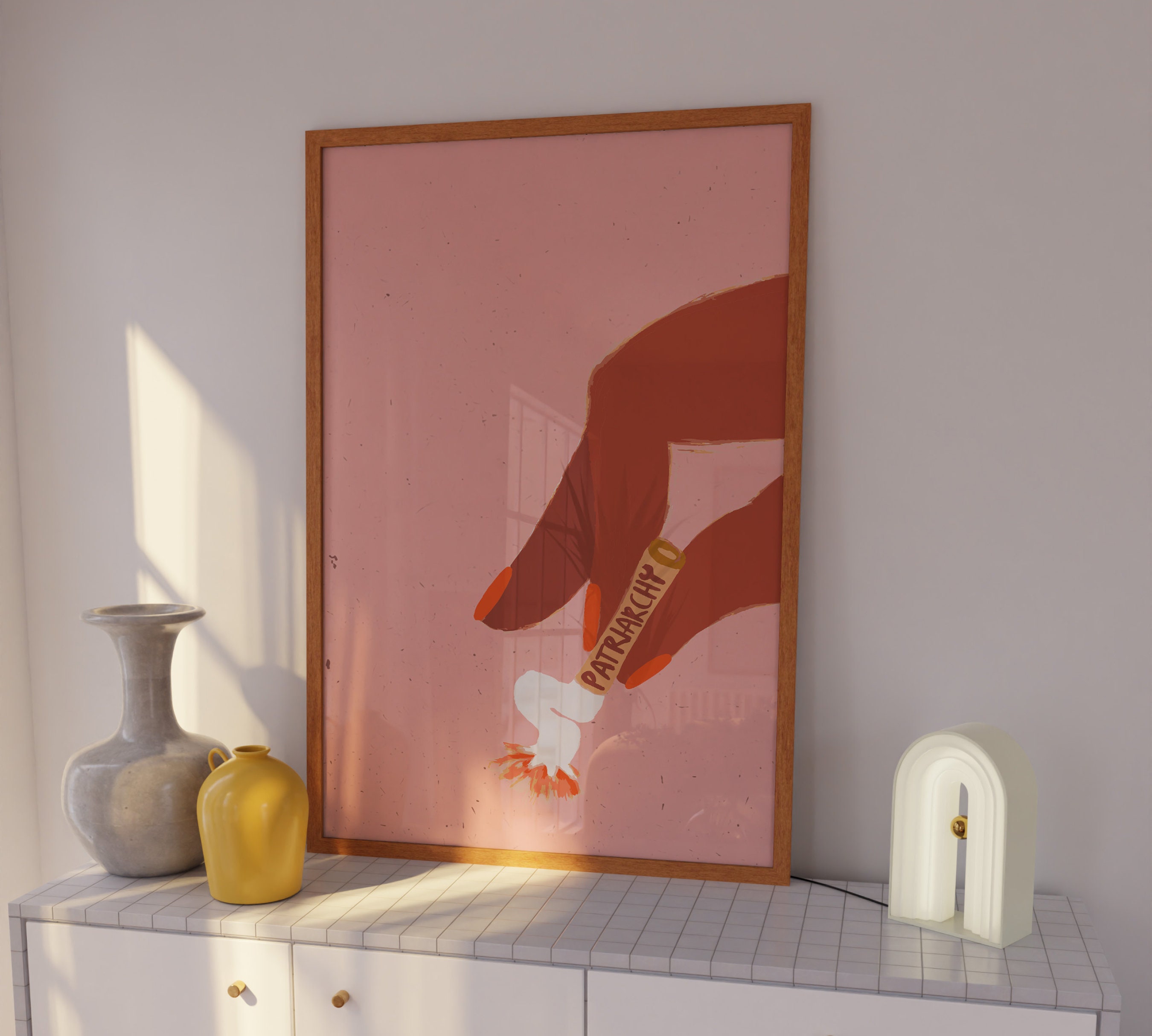 Smash the Patriarchy Poster Fall of the Patriarchy Print Feminist Wall ...