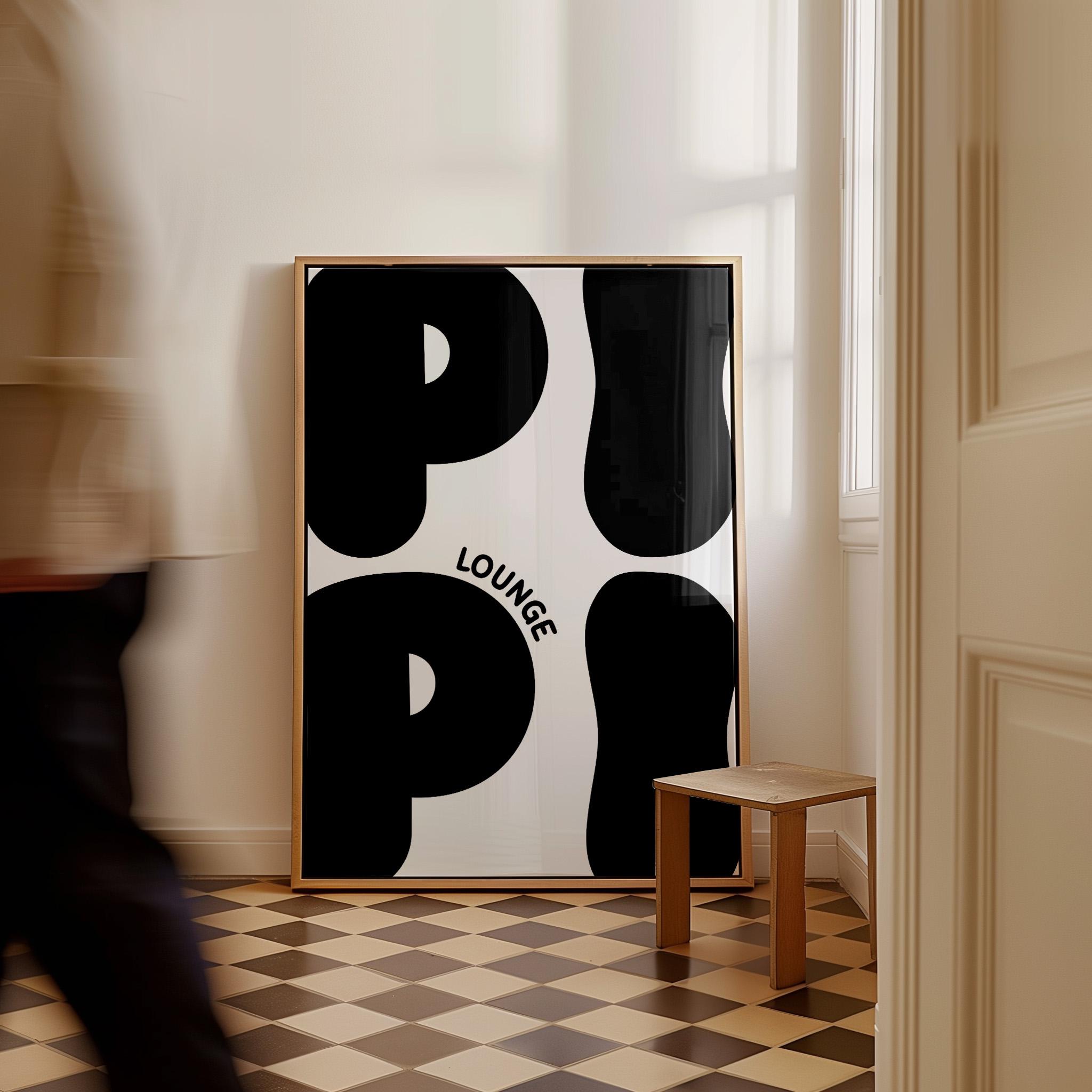 Pipi Lounge Poster, Poster Badezimmer, Gäste WC Toilette ...