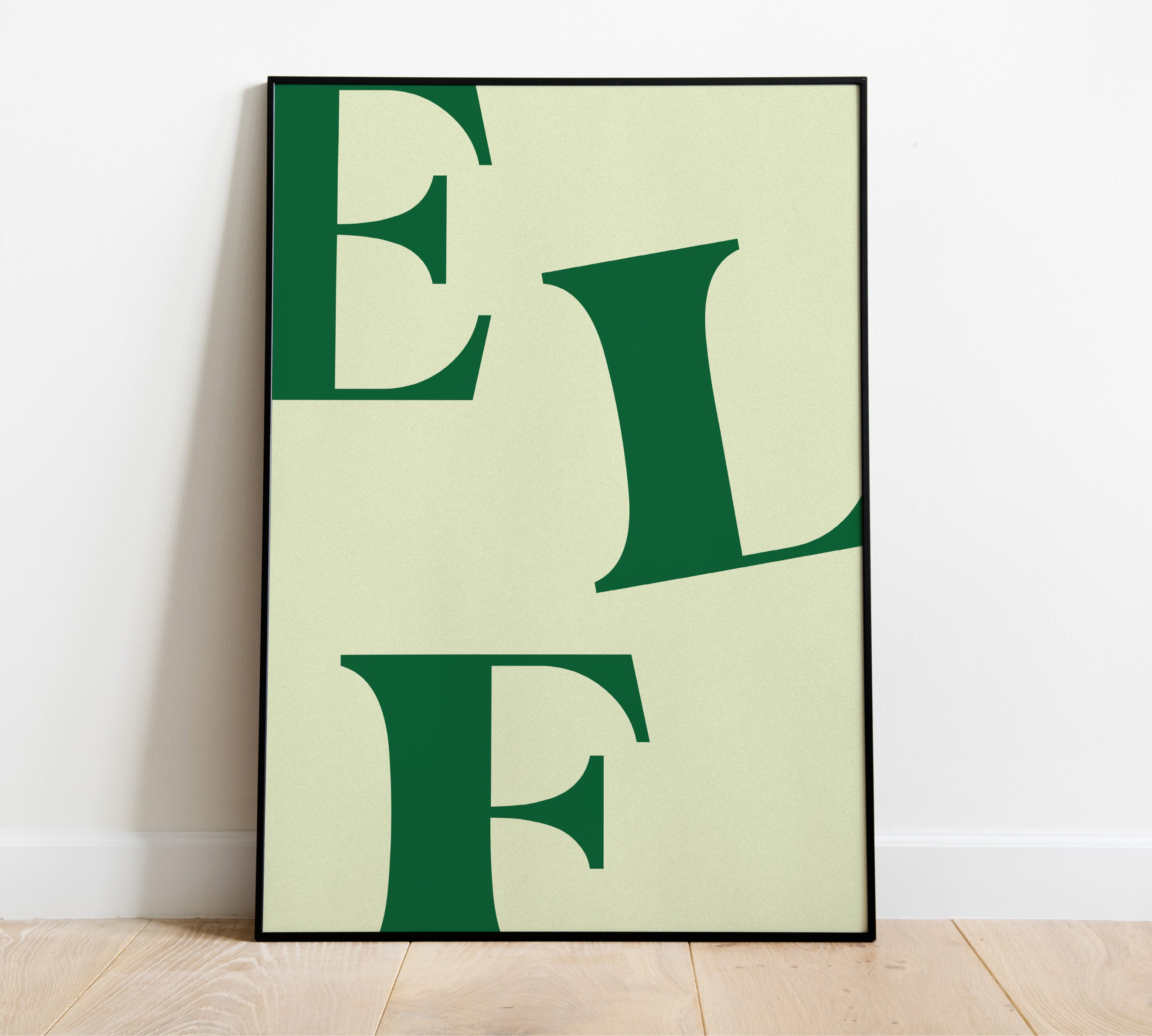 Elf Christmas Poster, A1 A2 A3 A4 Christmas Print, Modern Festive Art ...