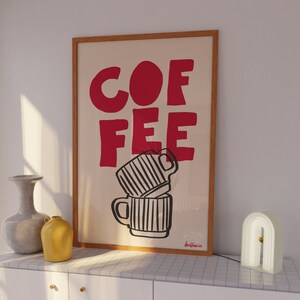 Coffee Poster, Kitchen Poster, Retro Coffee Poster, Espresso Poster ...