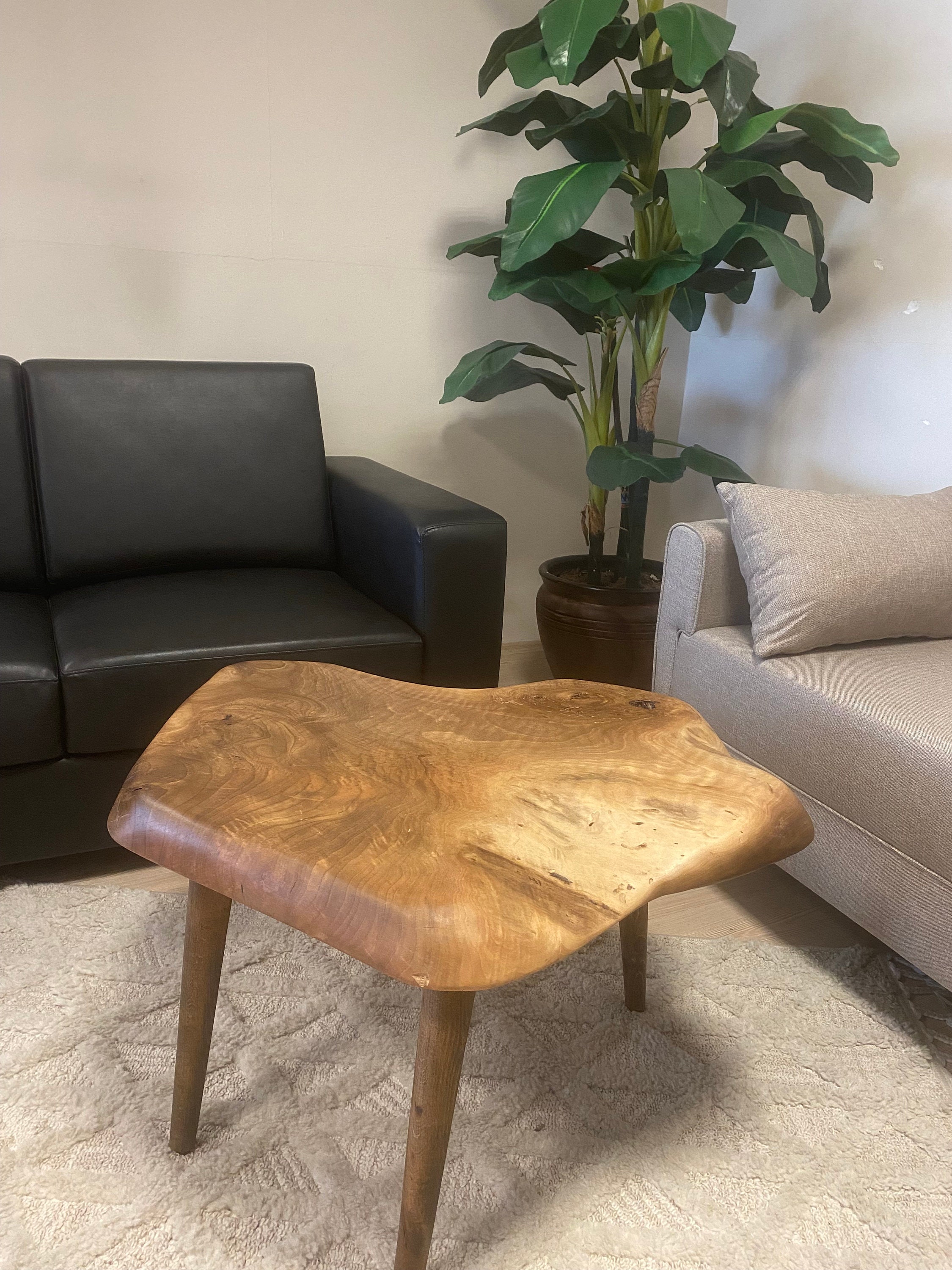 Natural Walnut Wooden Block Coffee Table by KASTAWOODS 2230137 Handmade ...