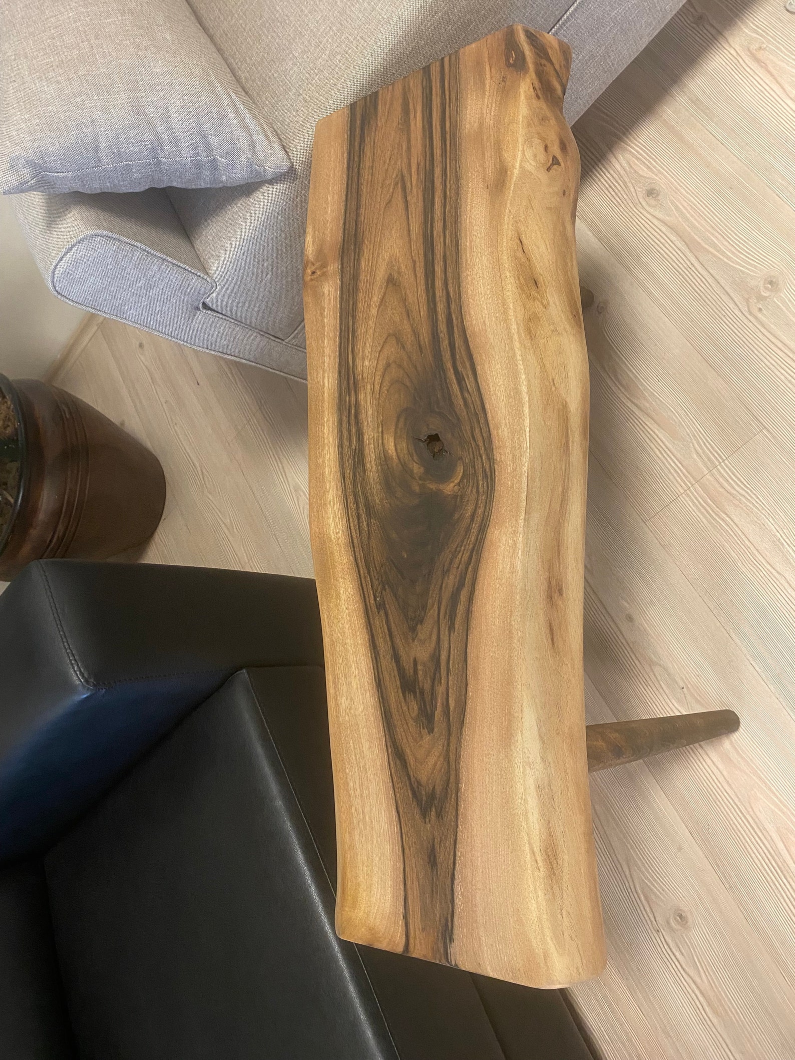 Natural Walnut Wooden Block Coffee Table by KASTAWOODS 2230146 ...