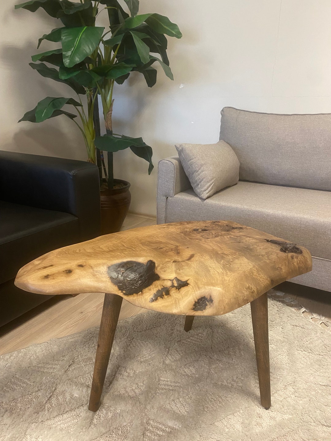 Natural Walnut Wooden Block Coffee Table by KASTAWOODS 2230136 ...