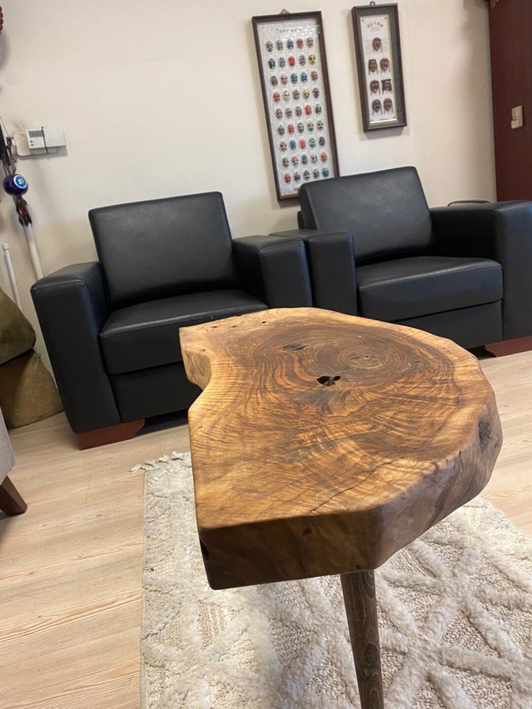 Natural Walnut Wooden Block Coffee Table by KASTAWOODS 2230063 ...