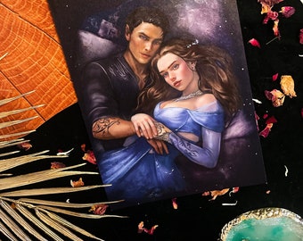 Elain and Azriel Elriel lulybot Print Official - Etsy