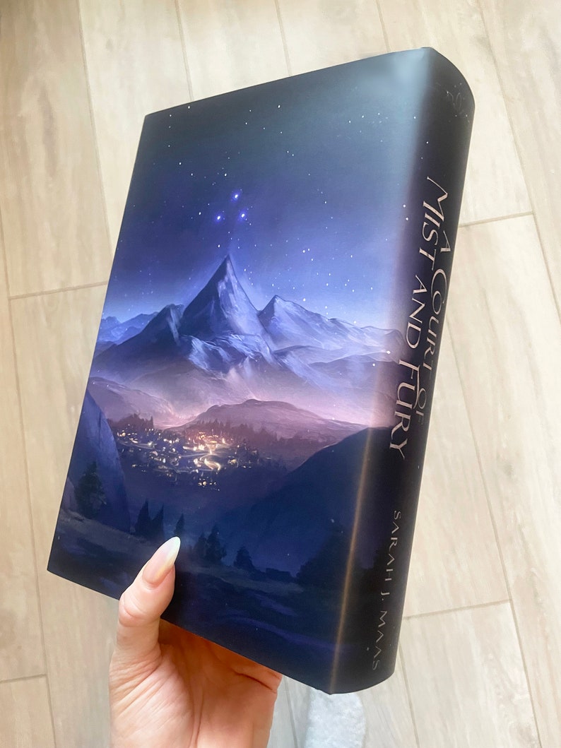 A Court of Mist and Fury Dust Jacket Sarah J Maas ACOTAR - Etsy