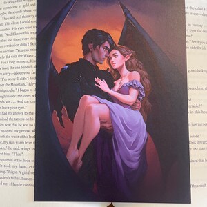 Elriel Elain Archeron and Azriel A Court of Wings and Ruin Art, Sarah J Maas ACOTAR - Etsy