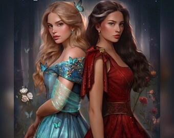 Legend and Donatella Front Print Legendary by Stephanie - Etsy