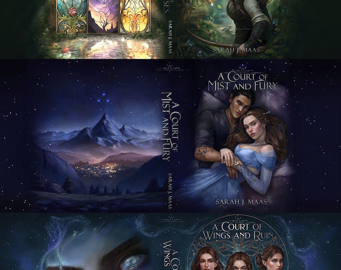 A Court of Thorns and Roses Trilogy Jacket Sarah J Maas, acotar/acomaf ...