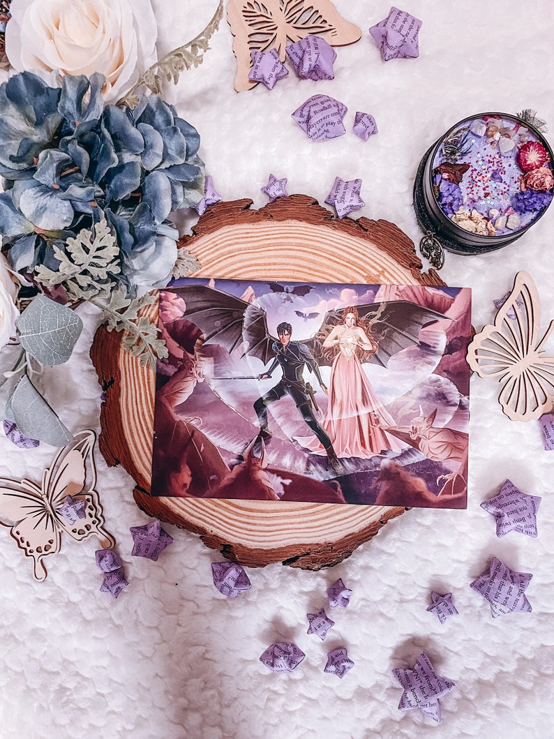 Elriel Elain and Azriel Spies Print Officially Licensed Art - Etsy