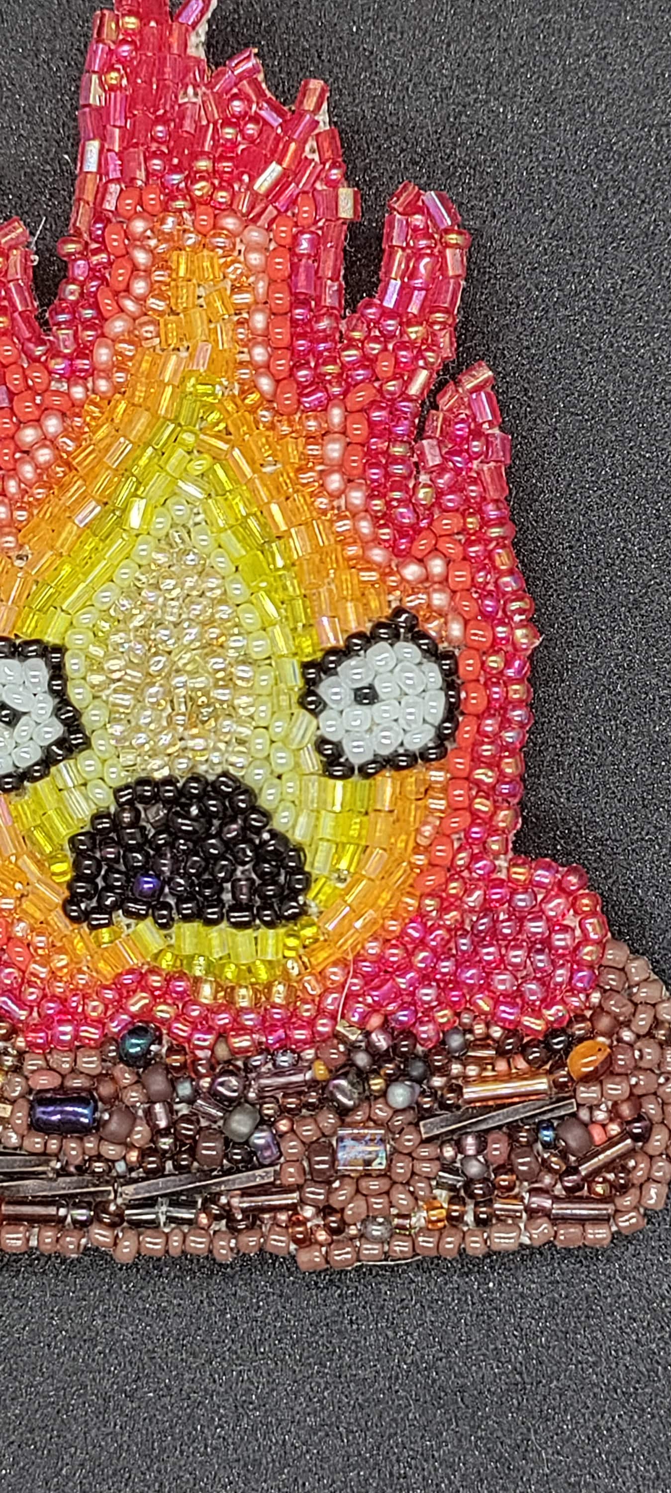 Calcifer the Fire Demon Brooch - Etsy