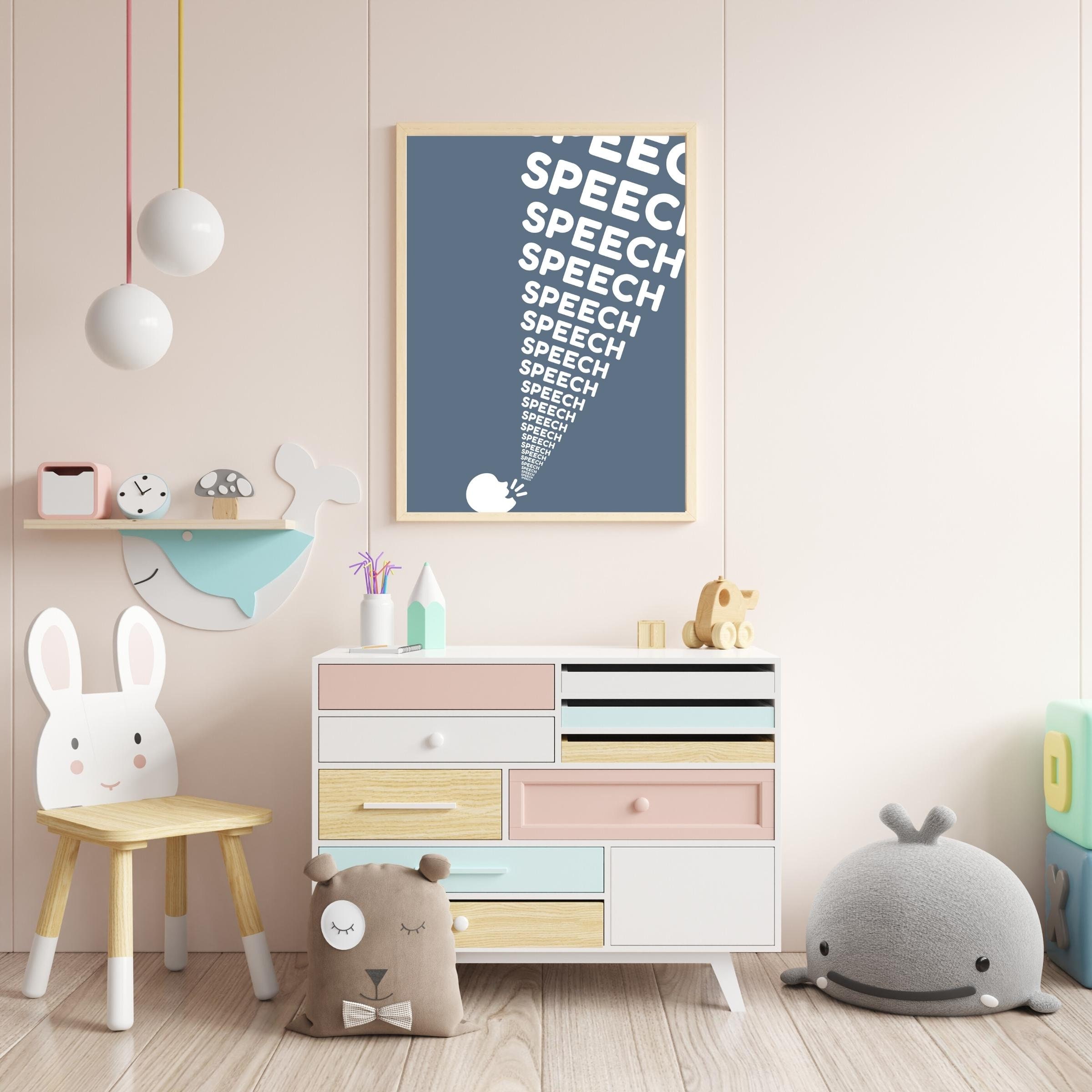 Speech Poster for Speech Therapy Office Decor - Etsy