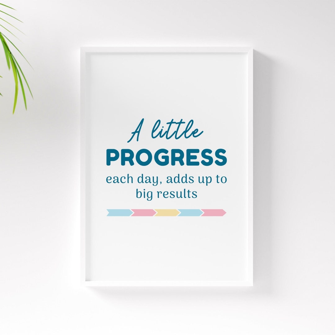 A Little Progress Poster for Speech Therapy Room Decor, Therapy Office ...