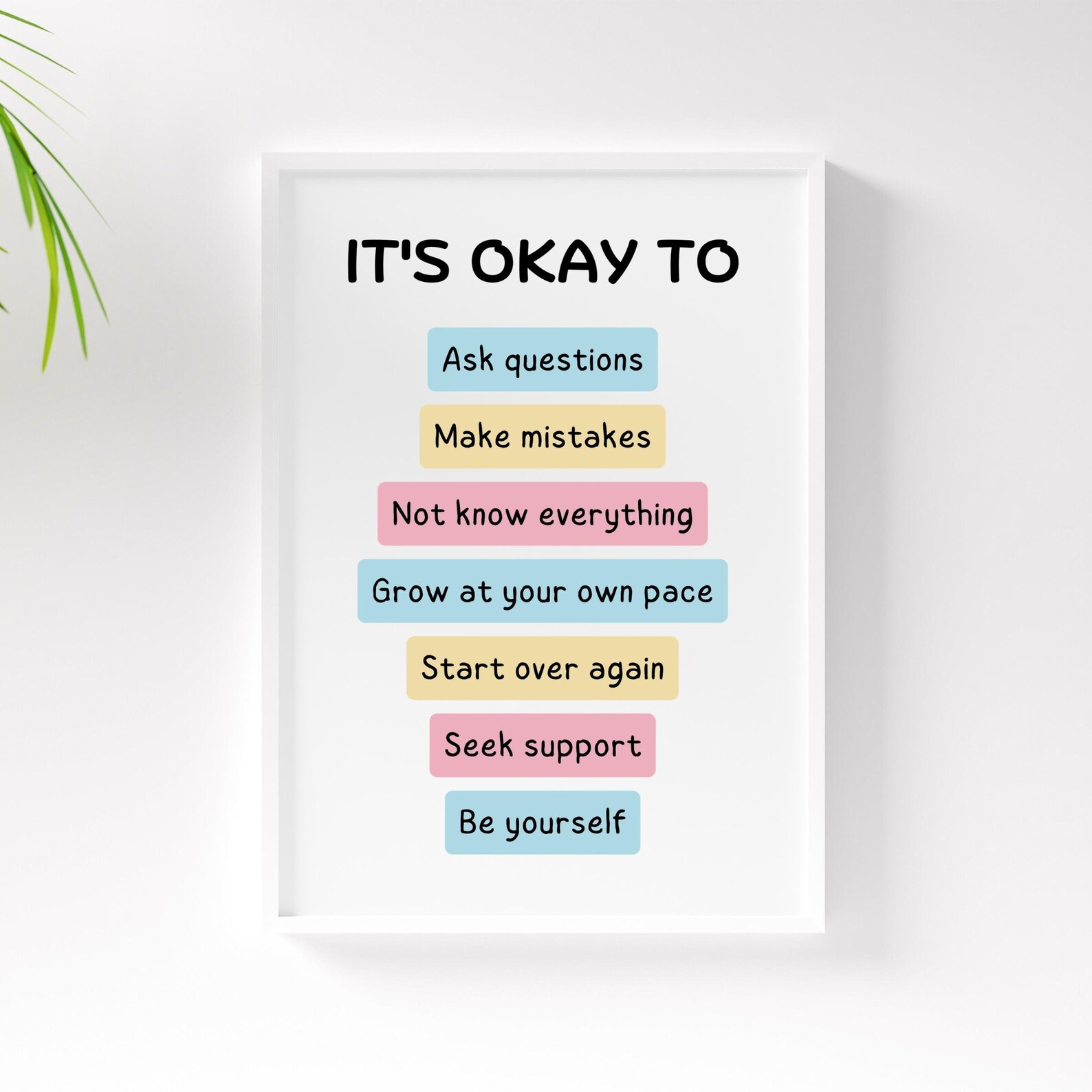 It's Okay School Counseling Signs Posters Counselor Sign - Etsy