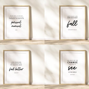 20 Motivational Quote Posters, Motivational Wall Art, Perfect for All ...