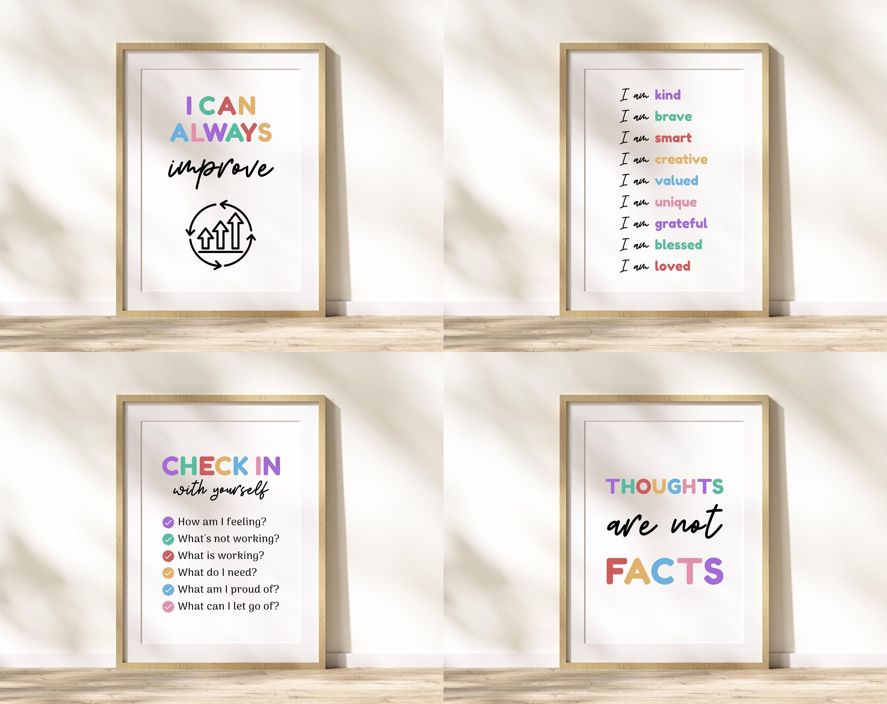 Set of 10 Calming Corner Poster Decor for Therapy Office - Etsy